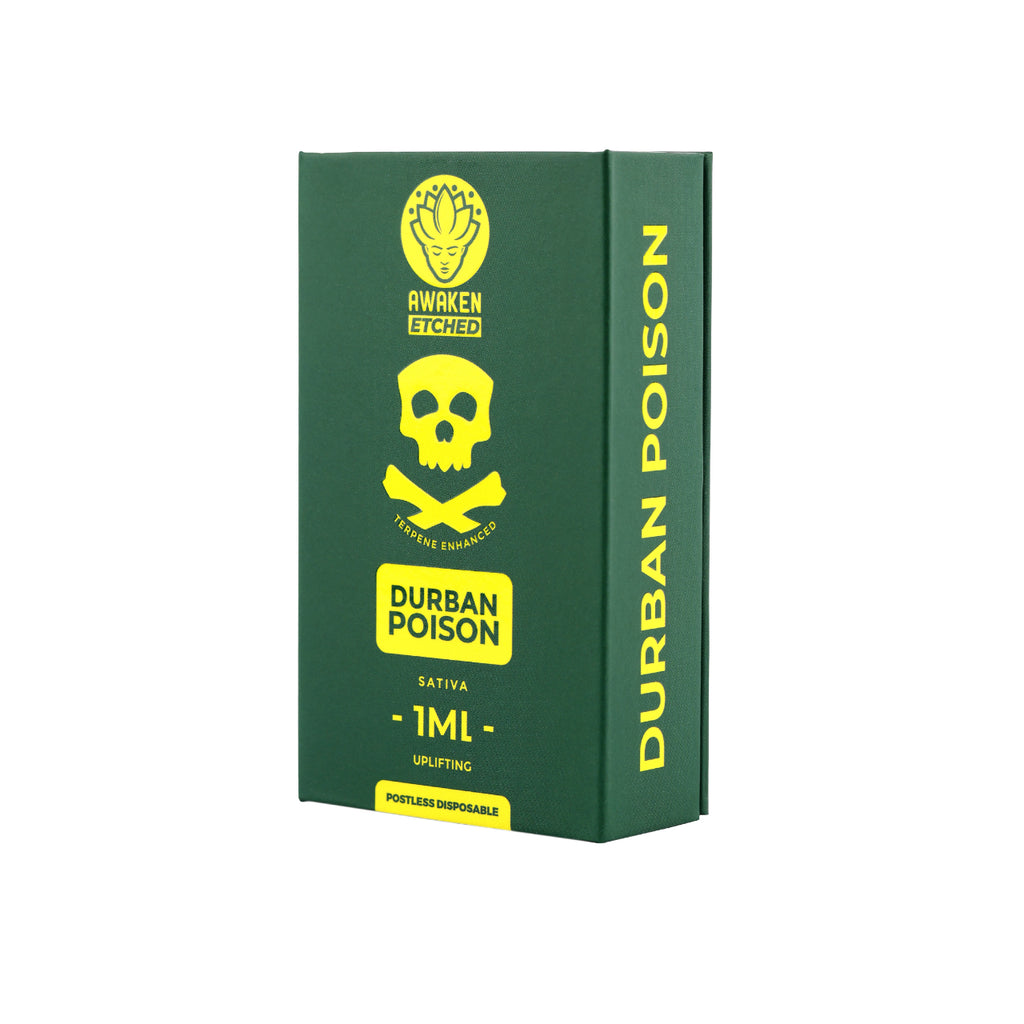1ml Durban Poison Etched Disposable Vape – iLabs